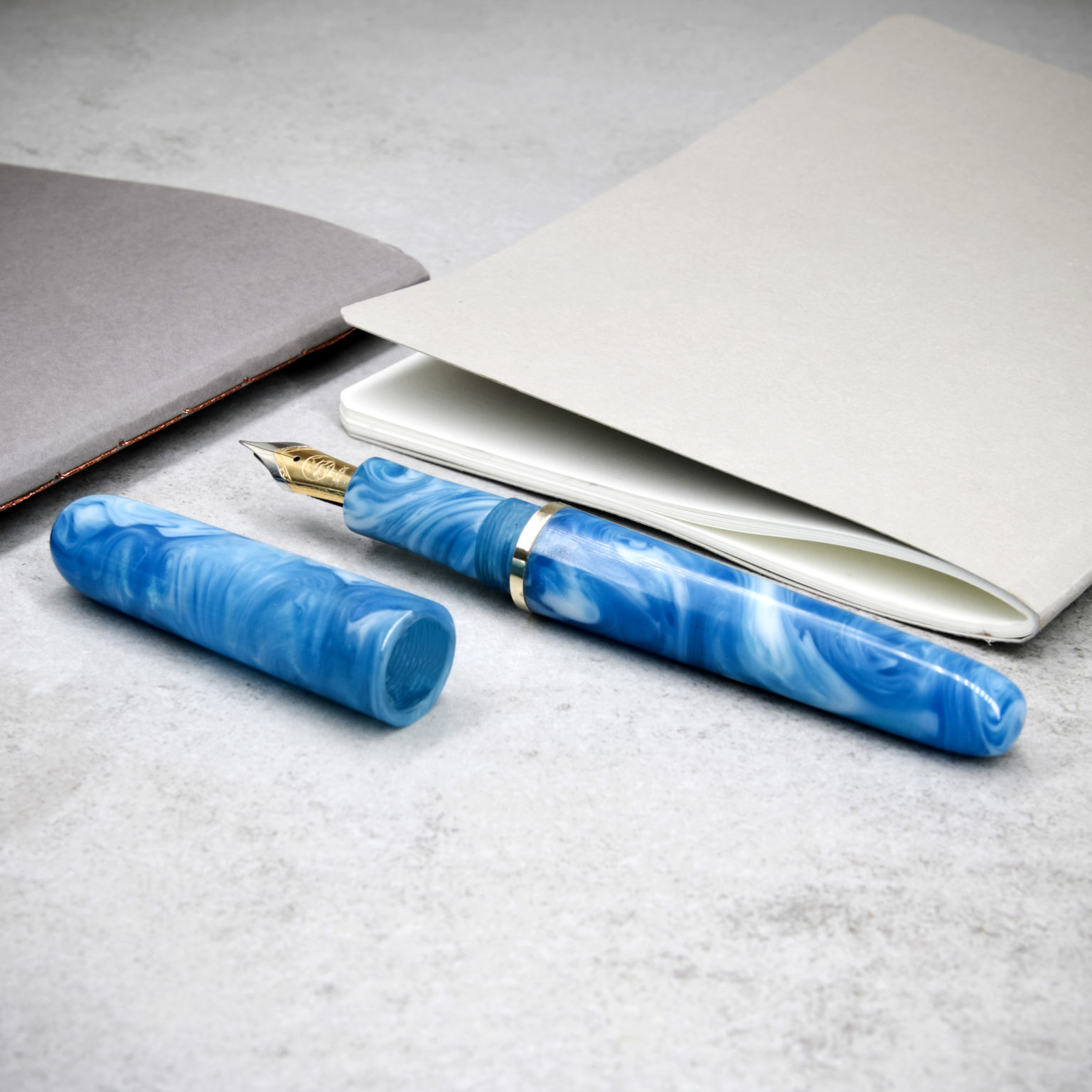 Blue sky | Calligraphy pen, custom pen, wood pen – AbleSnail